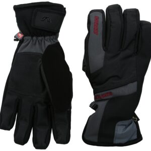 Gordini Men's Challenge XIII Waterproof Insulated Gloves, Black Gun Metal, X-Large