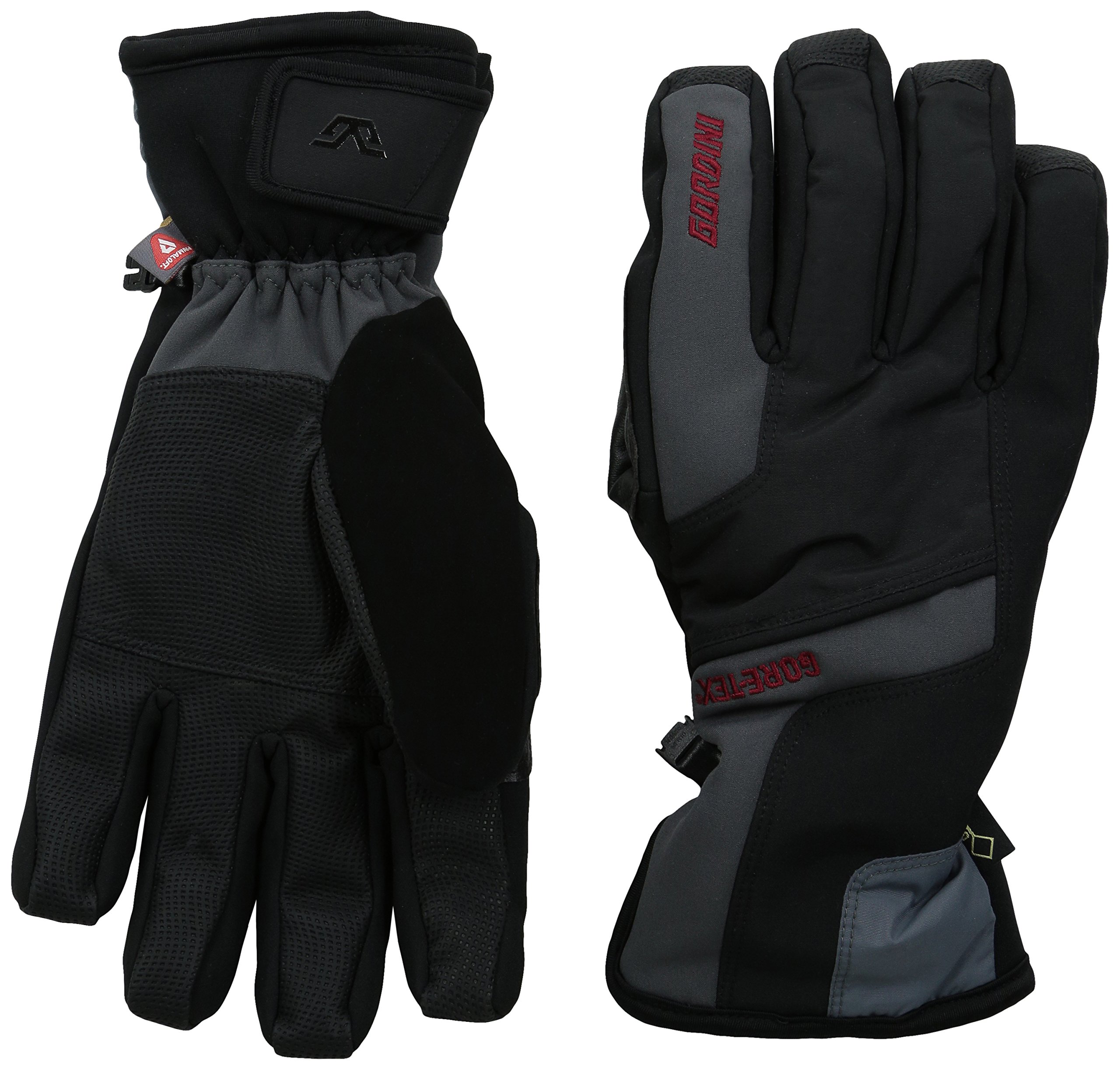 Gordini Men's Challenge XIII Waterproof Insulated Gloves, Black Gun Metal, X-Large