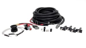 trac dynamics trac outdoors trolling motor rigging kit - for all boats to power up to 36v trolling motors, winches, and any other 12v, 24v or 36v device up to 60 amps (69440), black