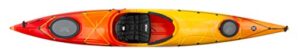 perception kayaks carolina 14.0 kayak, red/yellow