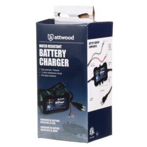 Attwood 11900-4 Battery Charger black ,1.5 AMP