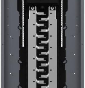 Square D - HOM4080M200PC 200 Amp 40-Space 80-Circuit Indoor Main Breaker Load Center, Gray