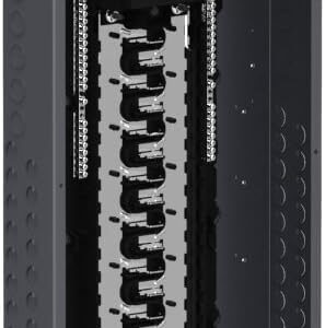 Square D - HOM4080M200PC 200 Amp 40-Space 80-Circuit Indoor Main Breaker Load Center, Gray