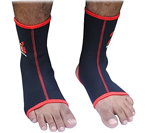 2Fit Elasticated Neoprene Ankle Foot Brace Support Pain Injury Relief Leg & Foot (S/M)