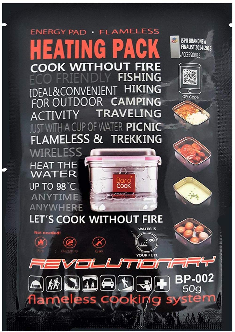 Barocook Fuel Pack Set (10-Piece), 50g