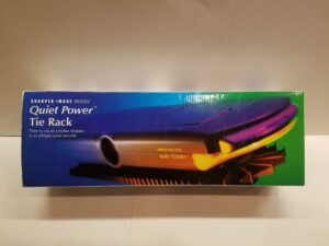 sharper image design quiet power tie rack -view 72