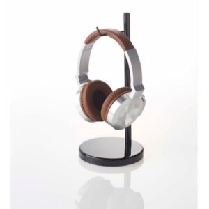 Yamazaki Home Beautes Office Desk Headphone Stand - Headset Holder - Round Base - Steel