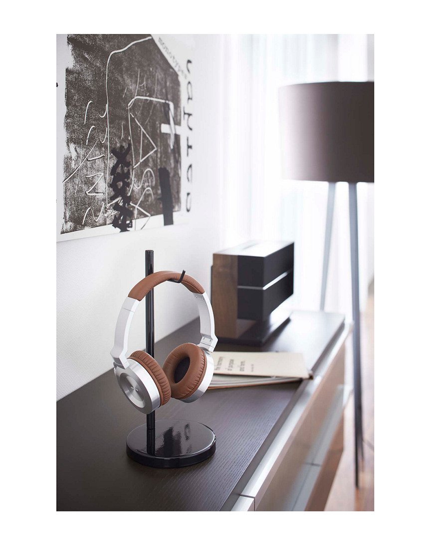 Yamazaki Home Beautes Office Desk Headphone Stand - Headset Holder - Round Base - Steel