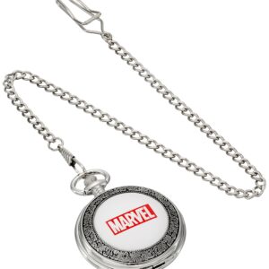 Marvel Men's Captain America W001741 Analog-Quartz Pocket Watch