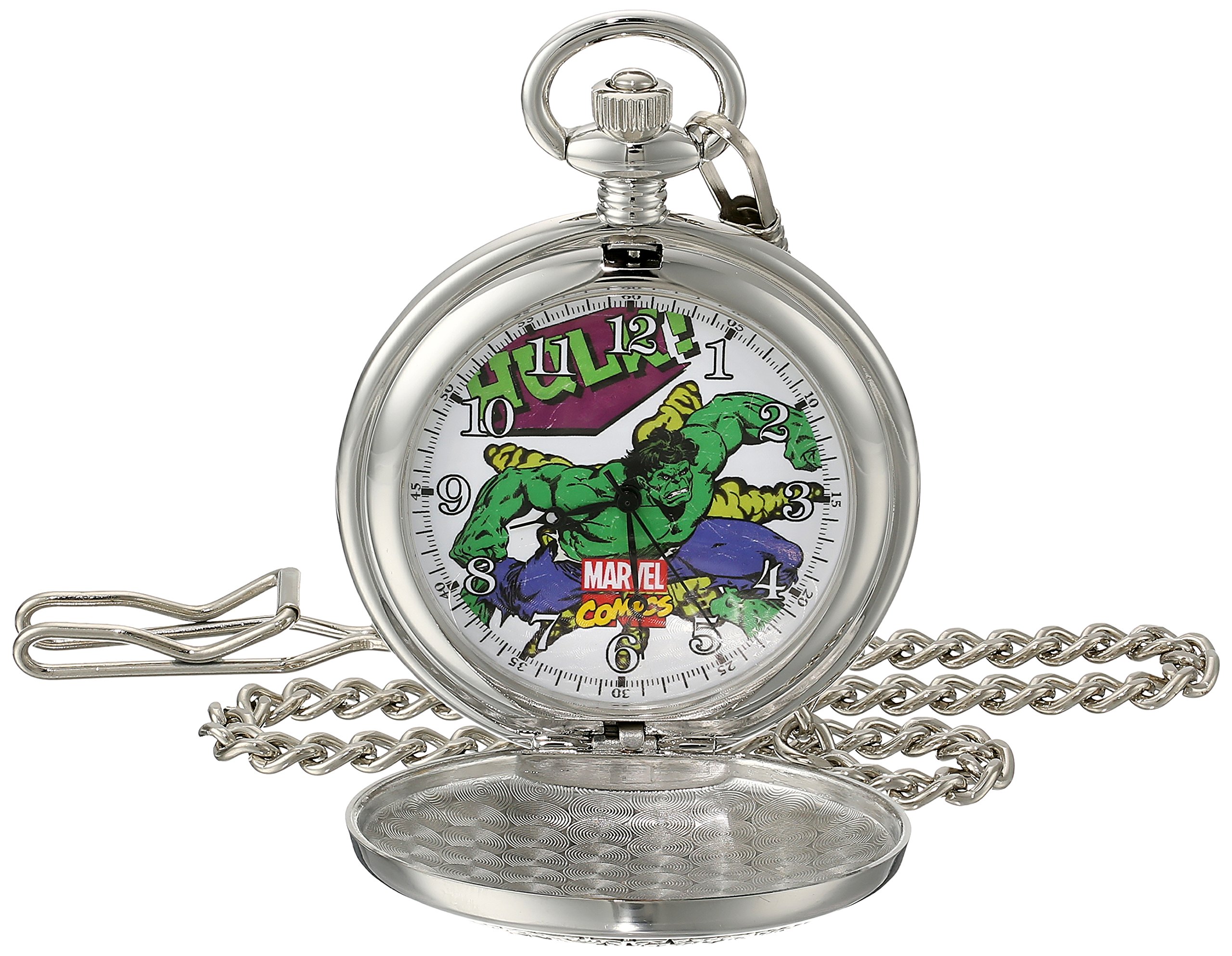 Marvel Men's W001743 Hulk Analog-Quartz Pocket Watch