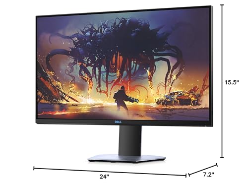 Dell S-Series 27-Inch Screen LED-Lit Gaming Monitor (S2719DGF); QHD (2560 x 1440) up to 155 Hz; 16:9; 1ms Response time; HDMI 2.0; DP 1.2; USB; FreeSync; Height Adjust, Tilt, Swivel & Pivot