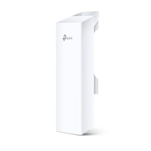 tp-link 5ghz n300 long range outdoor cpe for ptp and ptmp transmission | point to point wireless bridge | 13dbi, 15km+ | passive poe powered w/ free poe injector | pharos control (cpe510) white