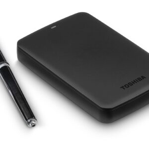 Toshiba Canvio Basics 2TB Portable Hard Drive - Black (HDTB320XK3CA)