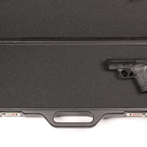 Negrini Cases 3039R/5130 Premium 2-Sided Handgun/AR Carbine Case, Black/Black