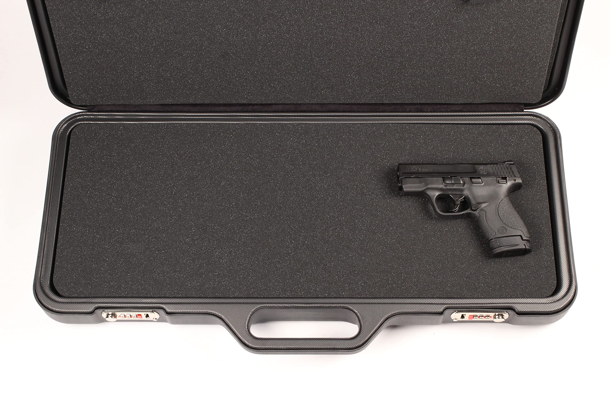 Negrini Cases 3039R/5130 Premium 2-Sided Handgun/AR Carbine Case, Black/Black