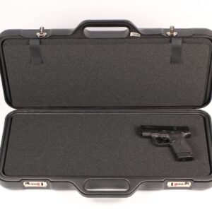 Negrini Cases 3039R/5130 Premium 2-Sided Handgun/AR Carbine Case, Black/Black