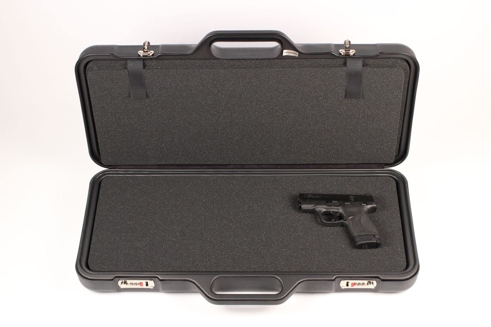 Negrini Cases 3039R/5130 Premium 2-Sided Handgun/AR Carbine Case, Black/Black