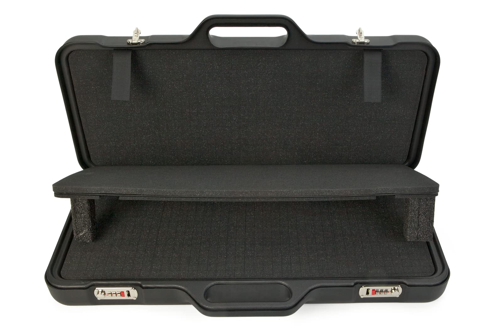 Negrini Cases 3039R/5130 Premium 2-Sided Handgun/AR Carbine Case, Black/Black