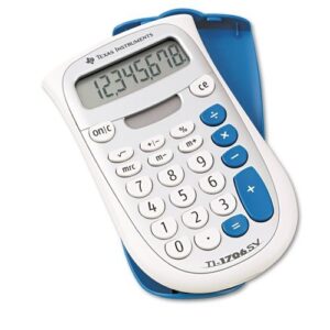 texas instruments - ti-1706sv handheld pocket calculator, 8-digit lcd ti-1706sv (dmi ea