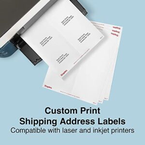 Staples White Shipping Labels 4 x 3 1/3 250 Sheets 1500 Labels