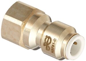 john guest mi4508f4slf female flare connector, 1/4" od x 1/4 (pack of 10)