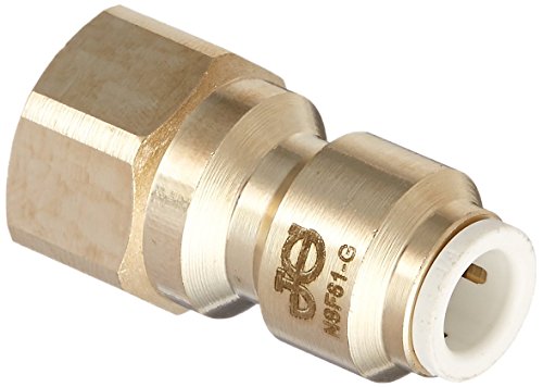 John Guest MI4508F4SLF Female Flare Connector, 1/4" OD x 1/4 (Pack of 10)