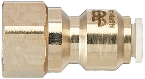 John Guest MI4508F4SLF Female Flare Connector, 1/4" OD x 1/4 (Pack of 10)