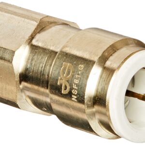 John Guest MI4512F4SLF Female Flare Connector, 3/8" OD x 1/4 (Pack of 10)