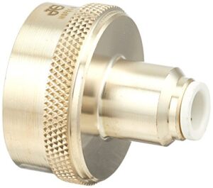 john guest nc2098lf female garden hose connector, 1/4" od x 3/4 (pack of 10)