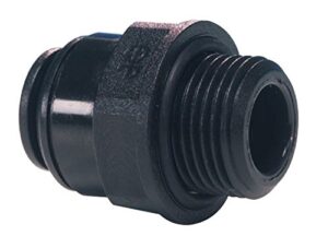 john guest pm011013e male connector, 10 mm x 3/8" bspp (pack of 10)