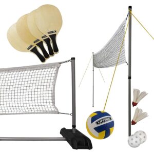 lifetime 90541 volleyball, paddle badminton, & pickleball set