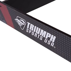 TRIUMPH SPORTS USA 4-in-1 Rotating Swivel Multigame Table – Air Hockey, Billiards, Table Tennis, and Launch Football , Black/White, 23.75 x 32.00 x 48.00"