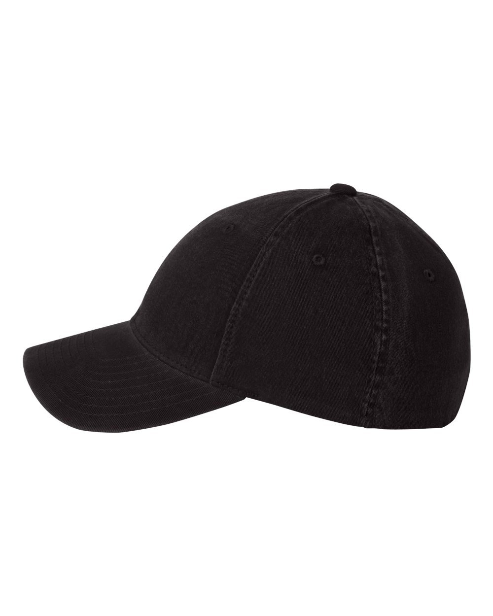 Flexfit 6997 Low Profile Garment Washed Cotton Cap - Extra Extra Large (Black)