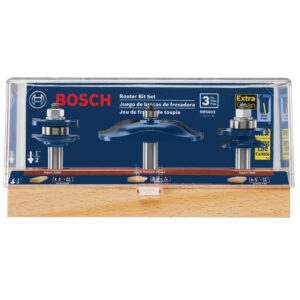 bosch rbs003 3-piece ogee door/cabinetry set 1/2 in.-shank