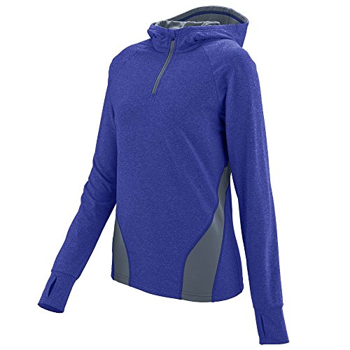 Augusta Sportswear Womens Freedom Pullover S Purple/Graphite Heather