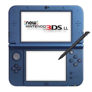 new nintendo 3ds ll metallic blue (japanese imported version - only plays japanese version games)