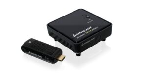 iogear hdmi wireless transmitter & receiver - full hd 1080p - up to 30ft - 5.1 digital audio - plug & play - wirelessly connect laptop - game console - hdtv - projector - gwhd11