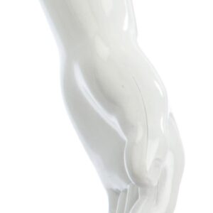 Displays2go Glossy White Polypropylene Child Youth Mannequin Form, 51-Inch