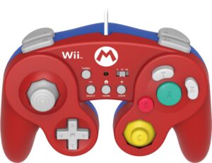 hori battle pad for wii u (mario version) with turbo - nintendo wii u