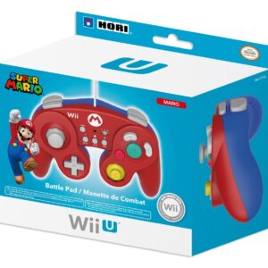 HORI Battle Pad for Wii U (Mario Version) with Turbo - Nintendo Wii U