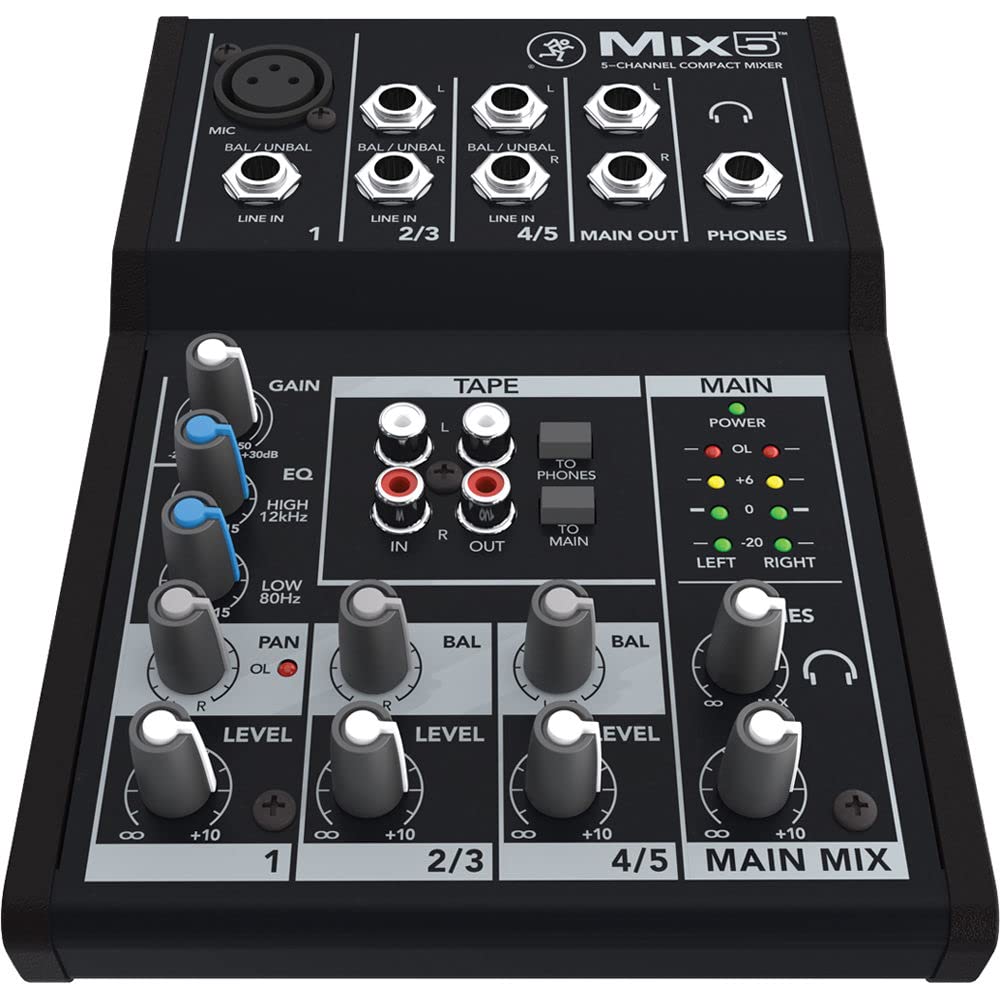 Mackie Mix5 5-Channel Compact Mixer