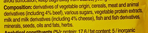 Pedigree Tasty Bites Dog Treats Cheesy Nibbles with Cheese & Beef 140g