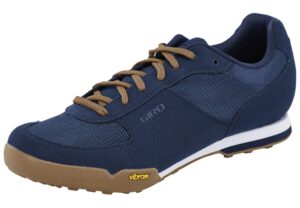 giro rumble vr mens mountain cycling shoes - dress blue/gum (2023), 48