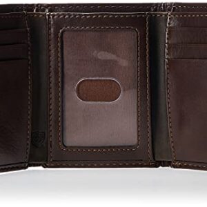 Columbia Men's RFID Blocking Lofton Trifold Security Wallet, Brown, One Size