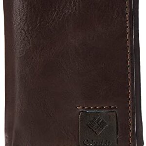 Columbia Men's RFID Blocking Lofton Trifold Security Wallet, Brown, One Size