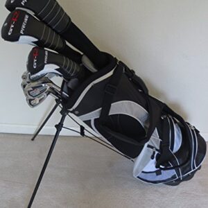 New Tall Mens Golf Set Clubs for Men 6'0"- 6'6" Complete Driver, Fairway Wood, Hybrid, Irons, Putter, Stand Bag Stiff Flex