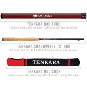 DRAGONtail Shadowfire 365 12' Tenkara Fly Fishing Rod