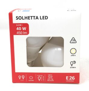 ikea ryet bulb, 2 count (pack of 1), white