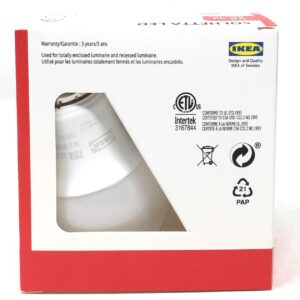 IKEA RYET Bulb, 2 Count (Pack of 1), White