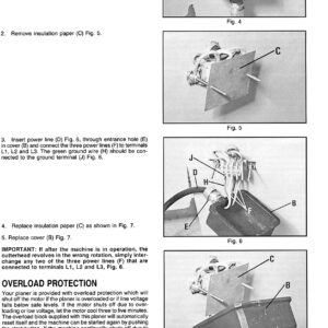 Delta 24" Model RC-63D, RC-63N Wood Planer Instruction & Parts Manual